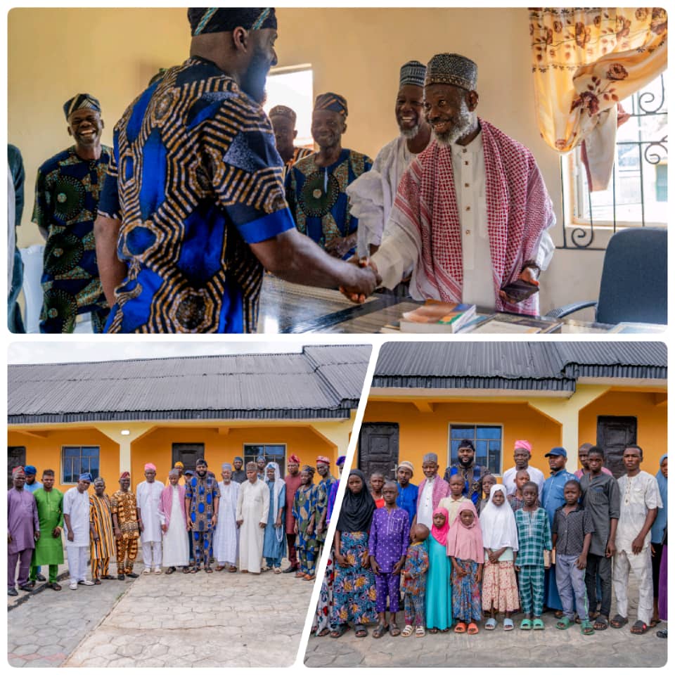 Oyo Speaker, Ogundoyin Visits New Chief Imam of Eruwaland, Preaches ...