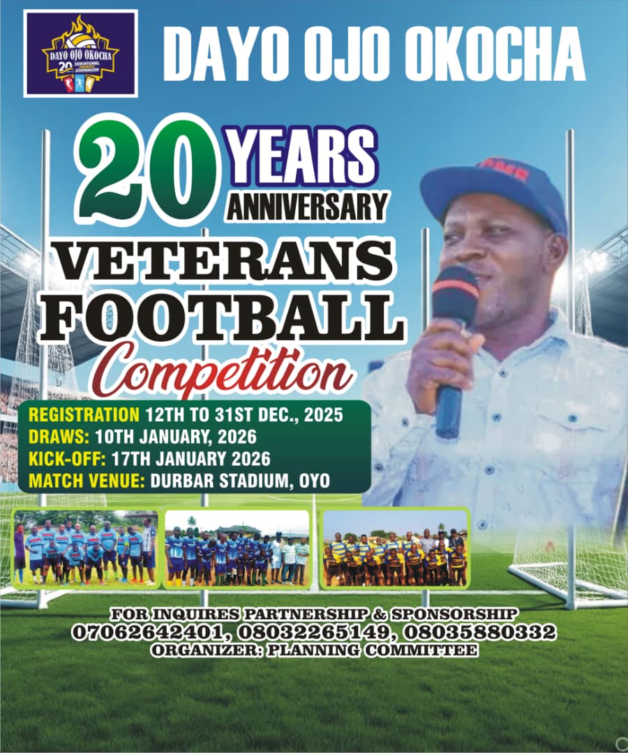 Dayo Ojo ‘Okocha’ Marks 20 Years in Sports Journalism with Veterans ...