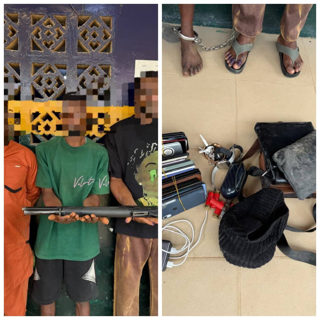 Oyo Police Arrest Three Suspected Robbers, Recover Gun, Phones and Cash ...